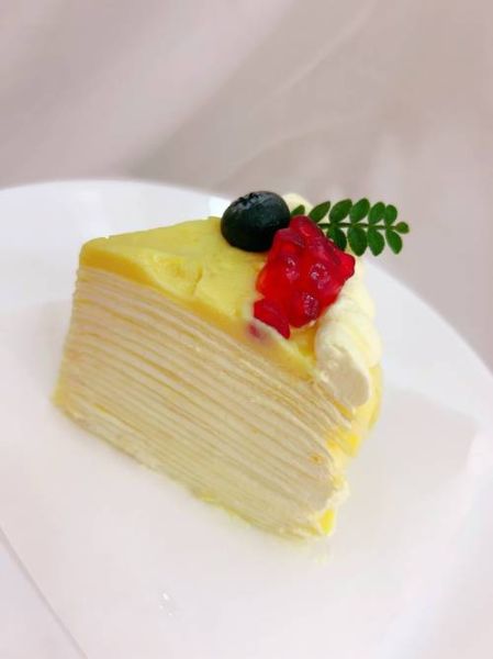 榴莲千层蛋糕图片高清_如何挑选最诱人的角度-第2张图片-山城妙识