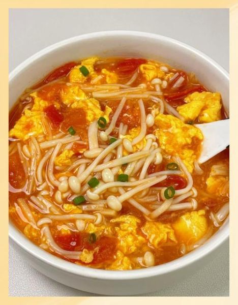 金针菇西红柿汤的做法_西红柿汤怎么做好喝-第2张图片-山城妙识