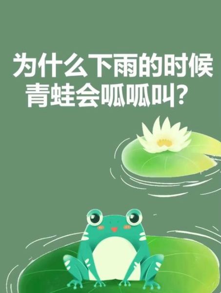 青蛙为什么晚上叫_青蛙叫声代表什么-第3张图片-山城妙识