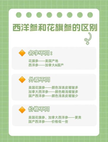 人参片和西洋参片的区别_哪个更适合日常泡水-第3张图片-山城妙识