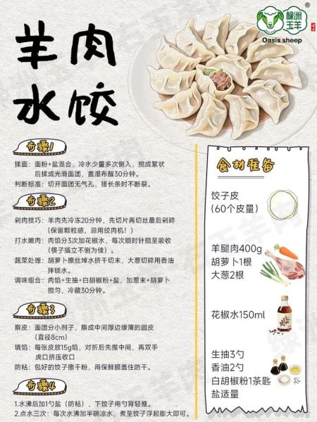 羊肉饺子馅怎么调不膻_羊肉饺子馅配方窍门-第1张图片-山城妙识