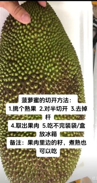 菠萝蜜能吃的部位图解_怎么吃才不浪费-第1张图片-山城妙识 菠萝蜜能吃的部位图解_怎么吃才不浪费-第1张图片-山城妙识