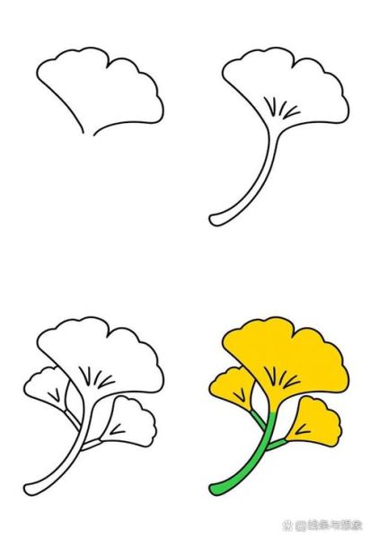 银杏树简笔画怎么画_银杏树图片简笔画步骤-第1张图片-山城妙识 银杏树简笔画怎么画_银杏树图片简笔画步骤-第1张图片-山城妙识