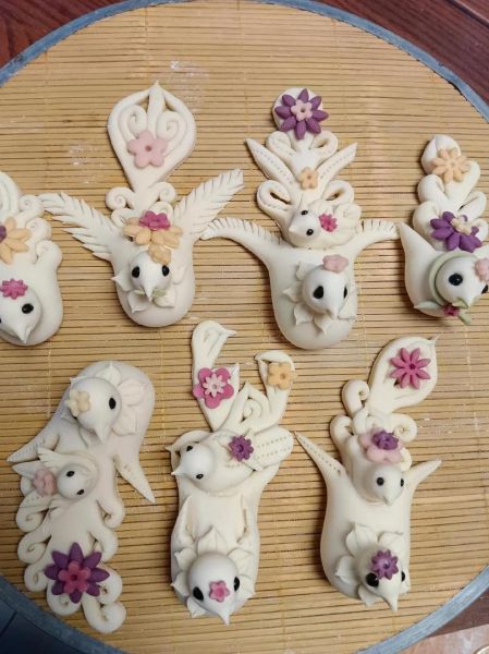 花样馒头动物的做法_怎么做动物造型馒头-第3张图片-山城妙识