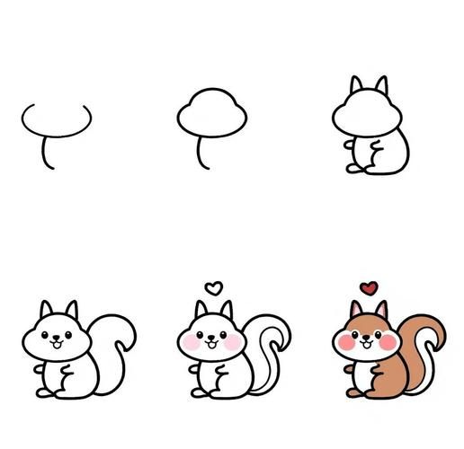 松鼠简笔画怎么画_松鼠简笔画步骤图解-第1张图片-山城妙识