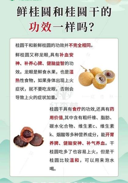 龙眼肉和桂圆是一种东西吗_区别与功效-第3张图片-山城妙识 龙眼肉和桂圆是一种东西吗_区别与功效-第3张图片-山城妙识