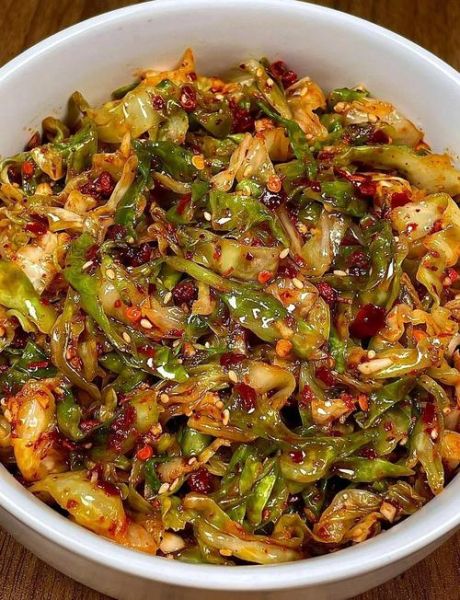 酸辣包菜怎么做又脆又好吃_家常酸辣包菜秘诀-第2张图片-山城妙识