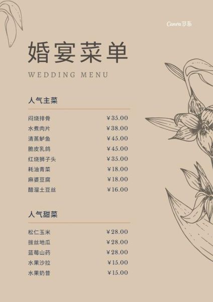 婚宴菜单有什么讲究_婚宴菜品寓意大全-第1张图片-山城妙识 婚宴菜单有什么讲究_婚宴菜品寓意大全-第1张图片-山城妙识