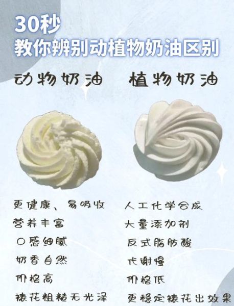 动物奶油和植物奶油的做法区别_哪种更适合烘焙-第1张图片-山城妙识 动物奶油和植物奶油的做法区别_哪种更适合烘焙-第1张图片-山城妙识