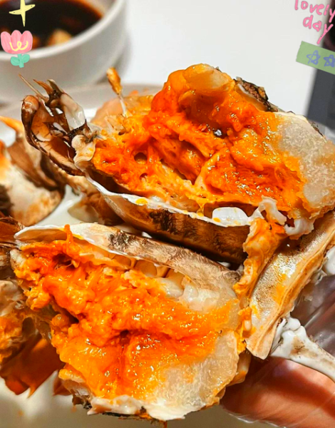 蟹黄是螃蟹的什么部位_蟹黄和蟹膏的区别图解-第3张图片-山城妙识