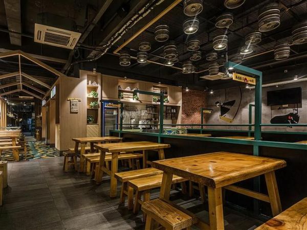 烧烤店装修风格效果图_怎么选-第2张图片-山城妙识