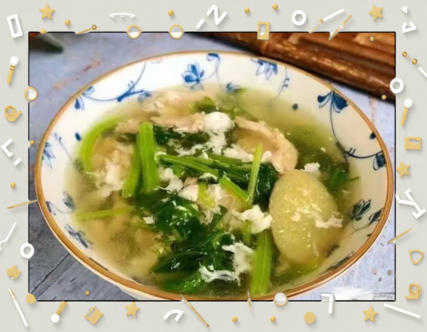 茼蒿鸡蛋汤怎么做好吃_茼蒿鸡蛋汤的做法窍门-第3张图片-山城妙识