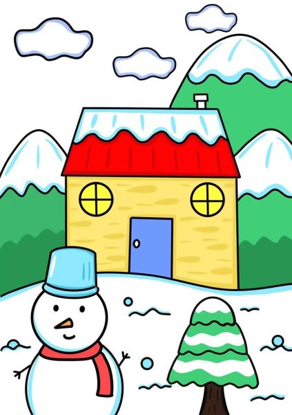 冬季卡通图片怎么画_卡通雪景素材去哪找-第1张图片-山城妙识 冬季卡通图片怎么画_卡通雪景素材去哪找-第1张图片-山城妙识