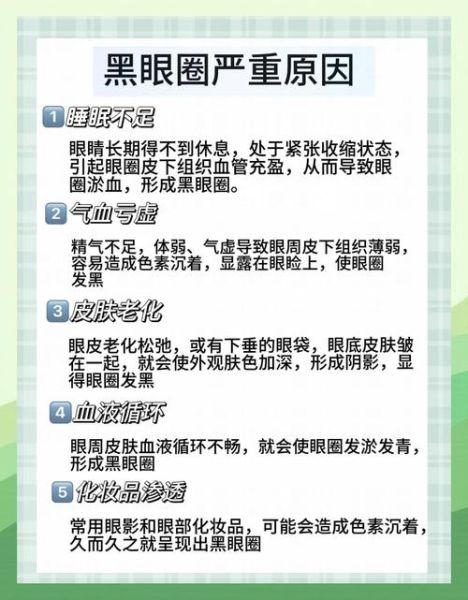 黑眼圈很重怎么改善_黑眼圈很重如何快速消除-第2张图片-山城妙识