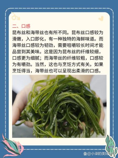 昆布是海带吗_昆布和海带的区别-第2张图片-山城妙识