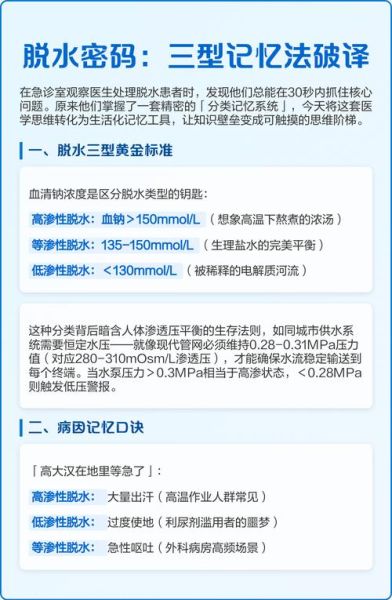 高渗性脱水血清钠浓度正常值是多少_如何快速纠正-第2张图片-山城妙识