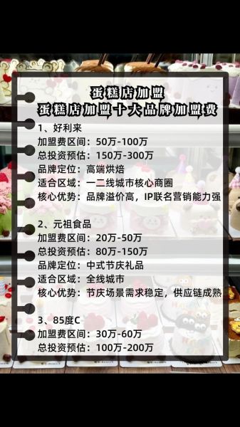 蛋糕加盟多少钱_加盟蛋糕店需要多少资金-第3张图片-山城妙识