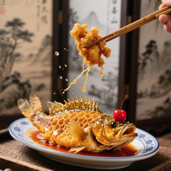 松鼠桂鱼怎么做_松鼠桂鱼图片高清细节-第1张图片-山城妙识