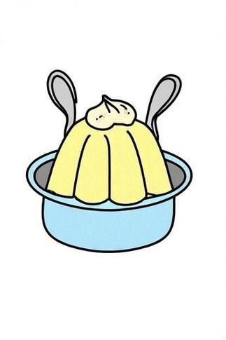 圣诞布丁简笔画怎么画_圣诞布丁简笔画步骤-第3张图片-山城妙识 圣诞布丁简笔画怎么画_圣诞布丁简笔画步骤-第3张图片-山城妙识