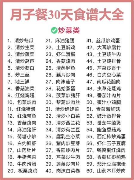 顺产坐月子吃什么好_30天食谱怎么安排-第1张图片-山城妙识 顺产坐月子吃什么好_30天食谱怎么安排-第1张图片-山城妙识