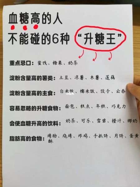 血糖高忌口食物有哪些_高血糖饮食禁忌-第3张图片-山城妙识