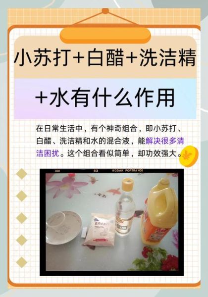 小苏打加白醋可以清洁什么_小苏打加白醋怎么使用-第2张图片-山城妙识