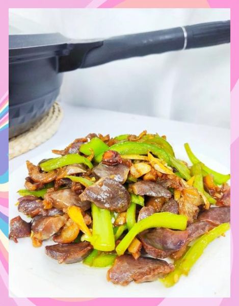 鸡胗炒青椒怎么做好吃_鸡胗炒青椒的窍门-第1张图片-山城妙识