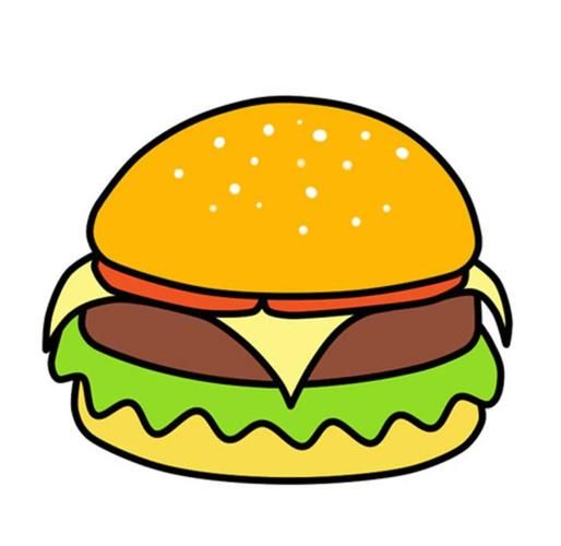 汉堡图片大全_汉堡怎么画简单又好看-第1张图片-山城妙识 汉堡图片大全_汉堡怎么画简单又好看-第1张图片-山城妙识