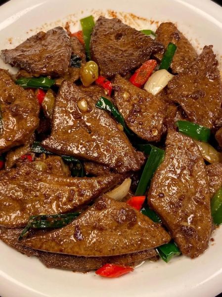 青蒜炒猪肝怎么做_猪肝去腥技巧-第1张图片-山城妙识 青蒜炒猪肝怎么做_猪肝去腥技巧-第1张图片-山城妙识