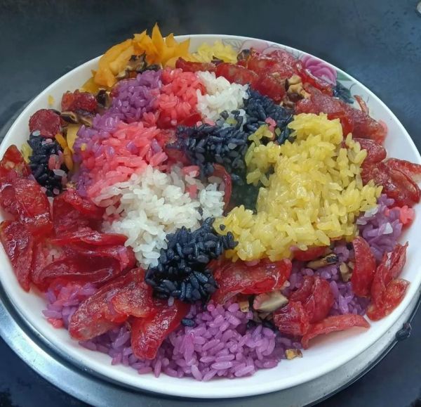 五色糯米饭怎么做_五色糯米饭有什么寓意-第2张图片-山城妙识