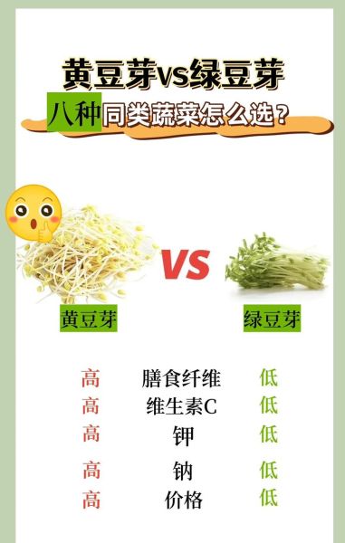 黄豆芽和绿豆芽的区别_哪个更有营养-第1张图片-山城妙识 黄豆芽和绿豆芽的区别_哪个更有营养-第1张图片-山城妙识