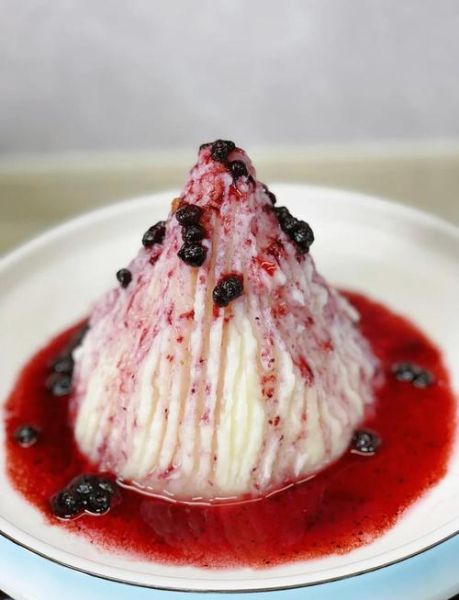 蓝莓山药怎么摆盘好看_蓝莓山药造型图片大全-第2张图片-山城妙识