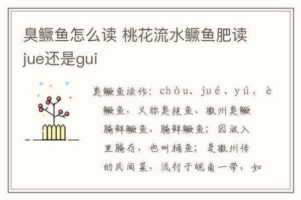 桃花流水鳜鱼肥拼音怎么写_桃花流水鳜鱼肥出自哪首诗-第3张图片-山城妙识