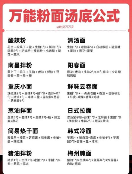 清汤面调料怎么选_清汤面调料推荐-第2张图片-山城妙识