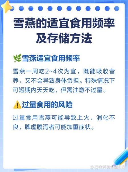 雪燕多久吃一次为宜_雪燕一次吃多少克合适-第2张图片-山城妙识