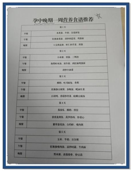 孕晚期一日三餐食谱_孕晚期吃什么好-第1张图片-山城妙识 孕晚期一日三餐食谱_孕晚期吃什么好-第1张图片-山城妙识