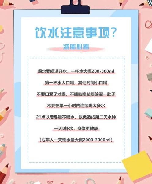 一天喝多少水合适_喝水时间表-第2张图片-山城妙识