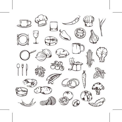 火锅简笔画怎么画_火锅食材简笔画素材-第2张图片-山城妙识