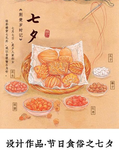 七夕吃什么浪漫_七夕美食海报怎么做-第1张图片-山城妙识