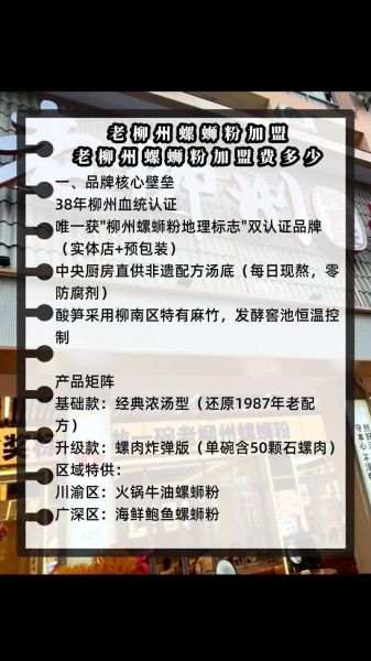 螺蛳粉加盟费用大概多少_加盟成本明细-第1张图片-山城妙识