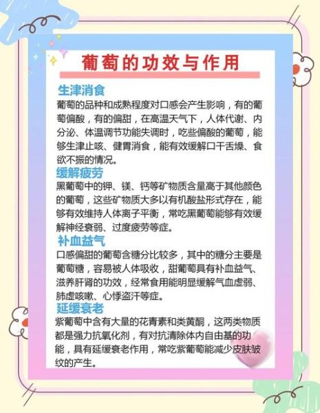 葡萄的功效与作用有哪些_葡萄的禁忌是什么-第3张图片-山城妙识 葡萄的功效与作用有哪些_葡萄的禁忌是什么-第3张图片-山城妙识