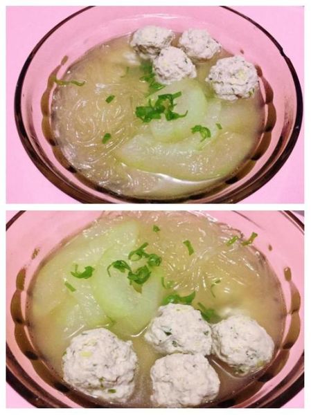 冬瓜丸子粉丝汤的做法_冬瓜丸子粉丝汤怎么做好吃-第1张图片-山城妙识