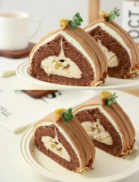 栗子蛋糕怎么做_栗子蛋糕创意图片灵感-第3张图片-山城妙识