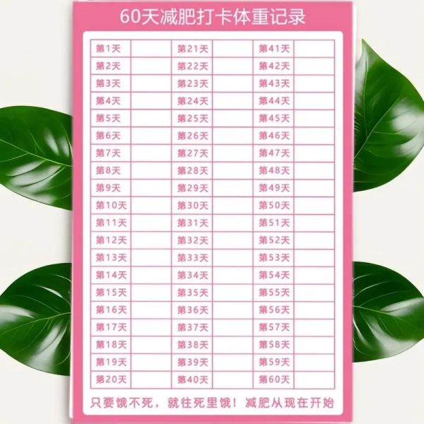 减肥运动计划表_一周怎么安排-第3张图片-山城妙识