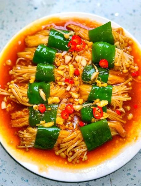 青椒金针菇炒肉丝怎么做_青椒金针菇炒肉丝热量高吗-第1张图片-山城妙识 青椒金针菇炒肉丝怎么做_青椒金针菇炒肉丝热量高吗-第1张图片-山城妙识