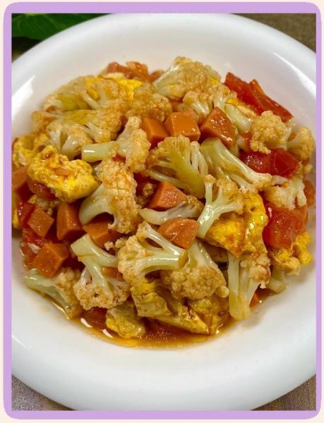 西红柿菜花怎么炒_西红柿炒花菜的家常做法-第1张图片-山城妙识