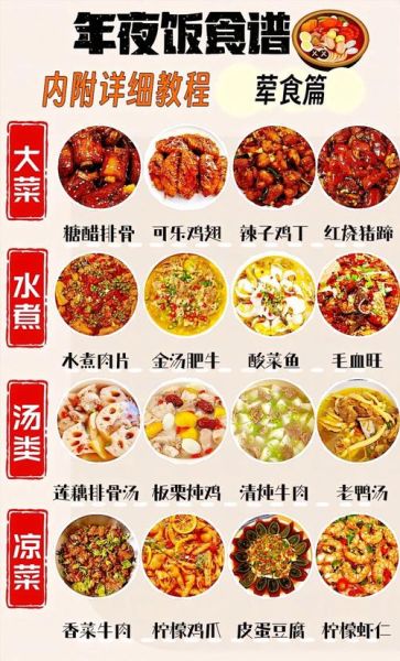 节日菜谱大全及做法_年夜饭做什么菜-第1张图片-山城妙识