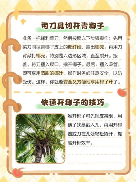 青椰子怎么打开_青椰子开壳技巧-第2张图片-山城妙识