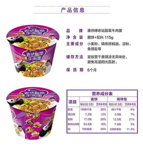 老坛酸菜牛肉面热量_减肥能吃吗-第3张图片-山城妙识 老坛酸菜牛肉面热量_减肥能吃吗-第3张图片-山城妙识