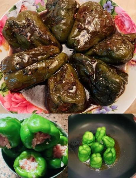 青椒塞肉怎么做_青椒塞肉的家常做法-第1张图片-山城妙识